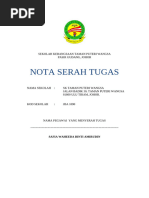 Nota Serah Tugas Contoh | PDF