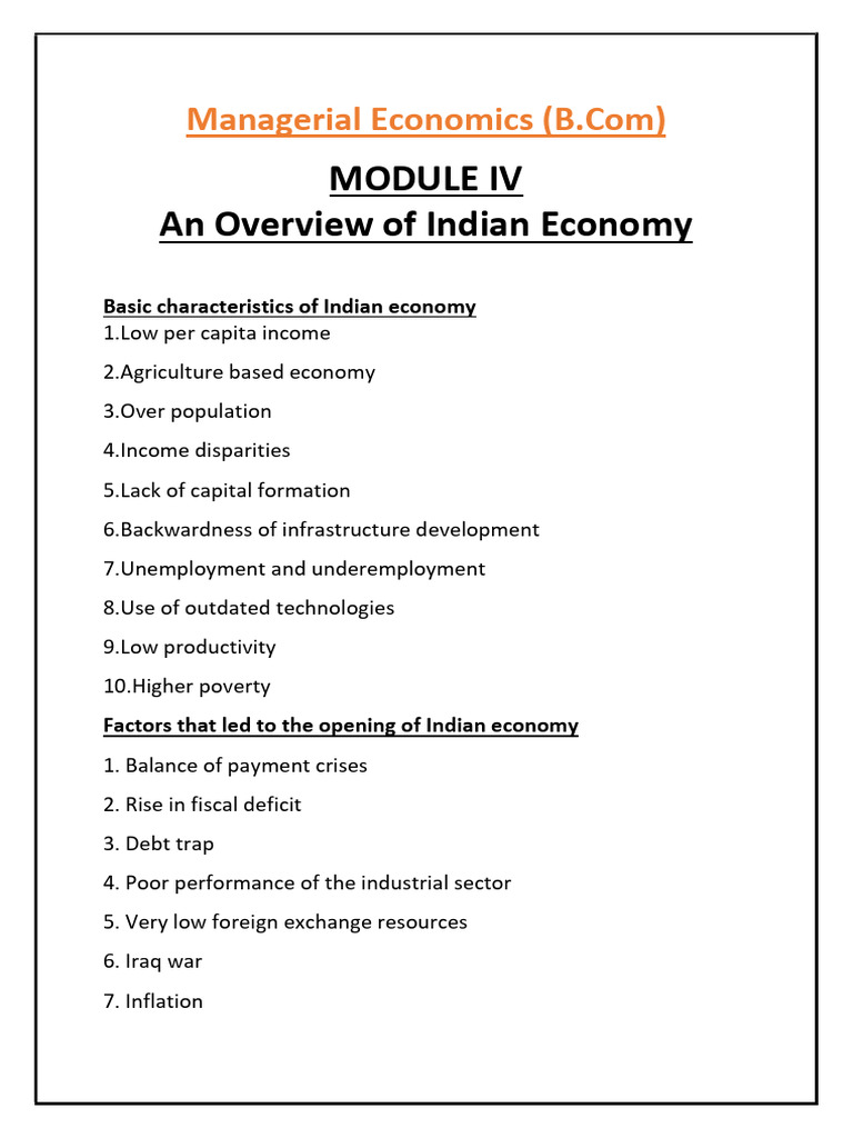 ME-Module 4 | PDF | Inflation | Unemployment