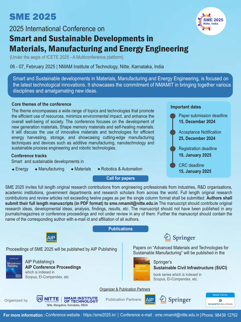 SME_Poster_A3 | PDF | Engineering