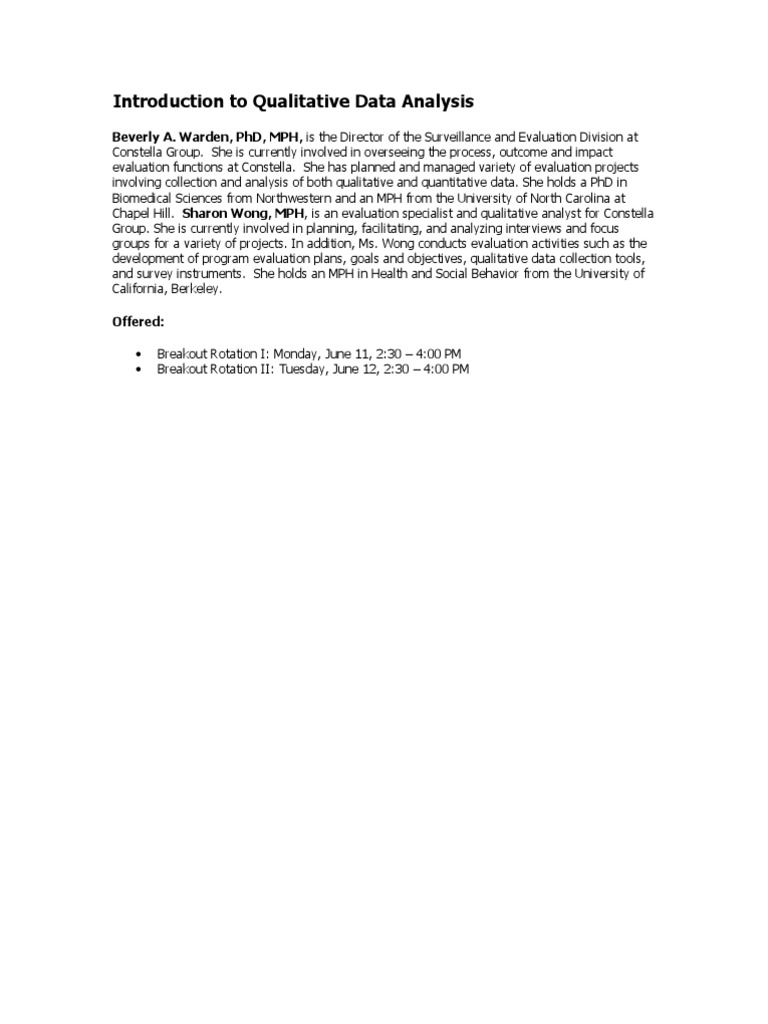 Data Analysis Theory | PDF