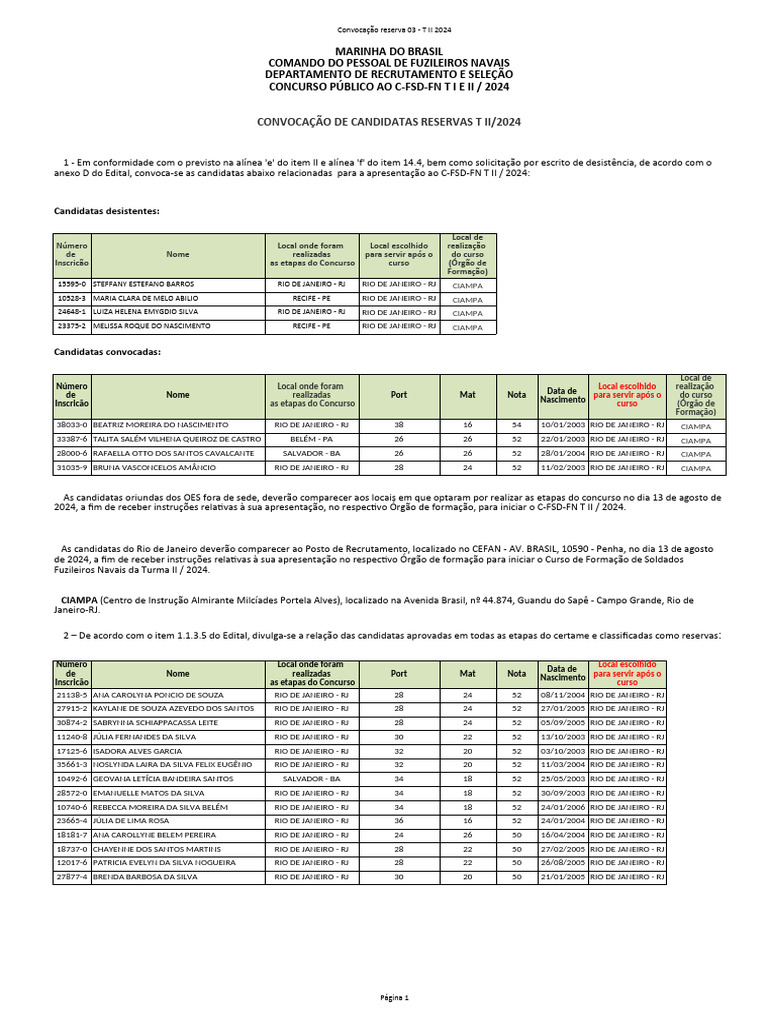 Conv Res 03 T II 2024 | PDF | Rio de Janeiro