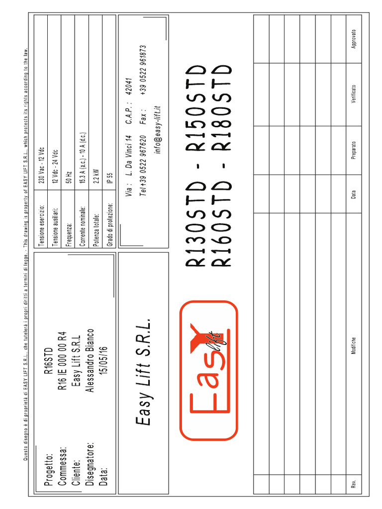 Drawing Electric Wiring R160 REV.4 From 2016 | PDF