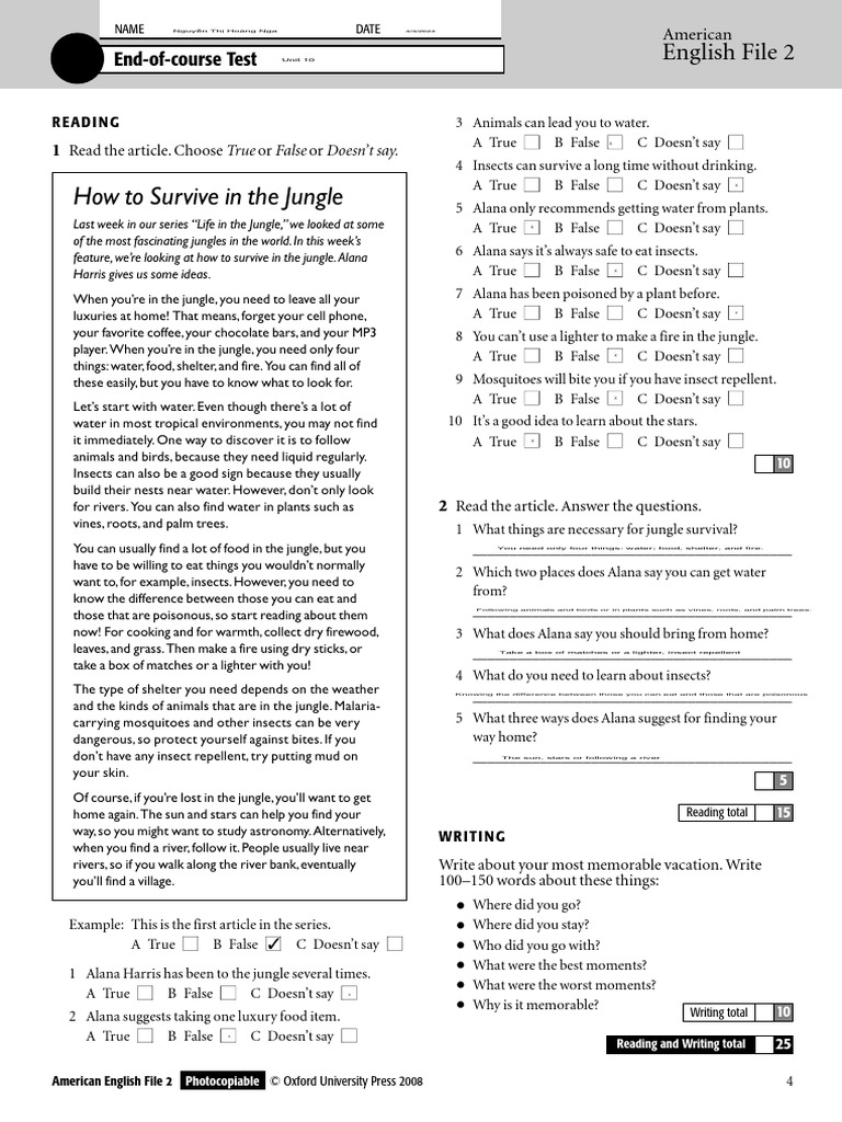 Practice 1 2 | PDF | Trees | Water