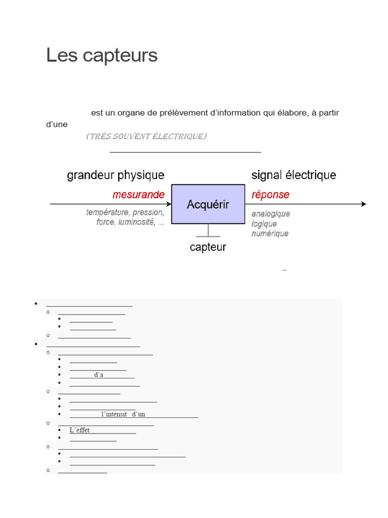Capteurs composites : principes et types | PDF | Capteur | Thermocouple