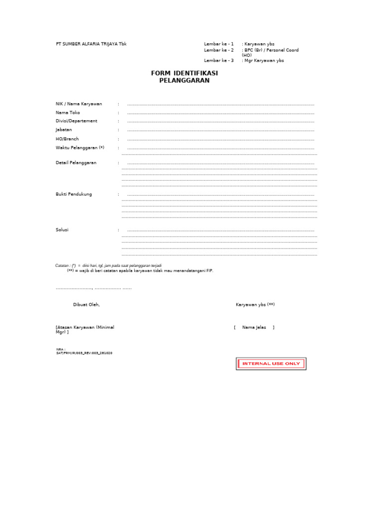 Form FIP | PDF