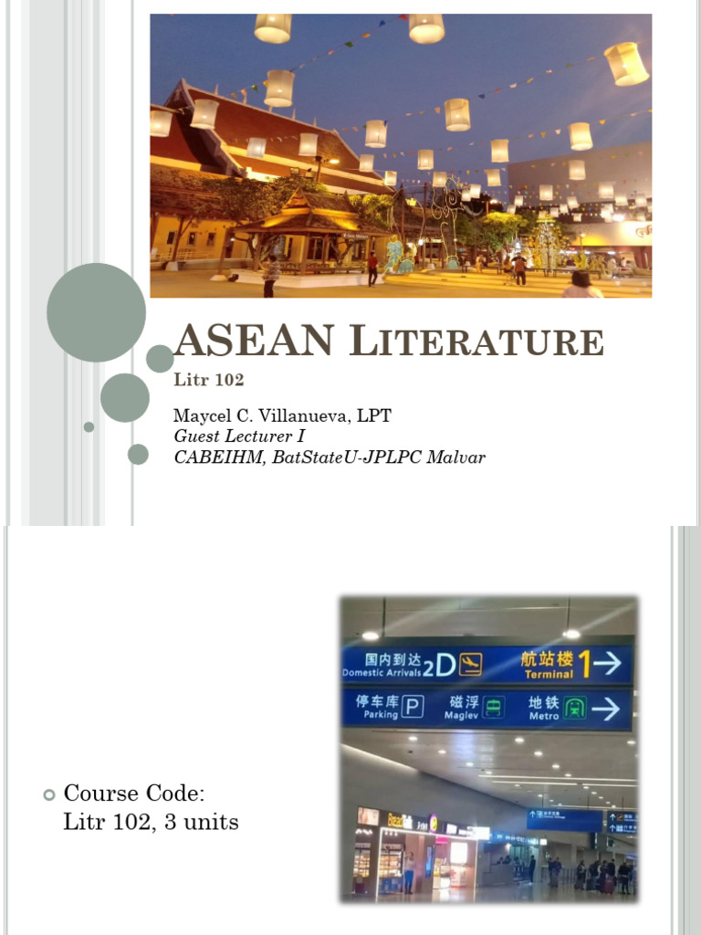 ASEAN Literature | PDF