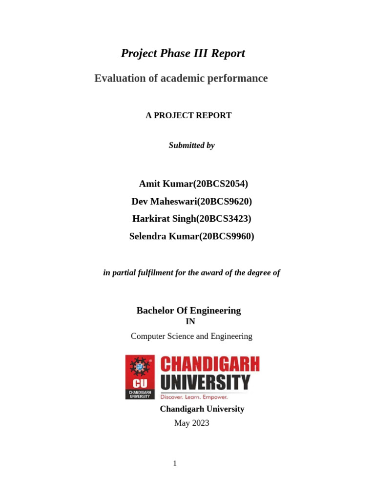 Project Phase3 | PDF | Usability | Parameter (Computer Programming)