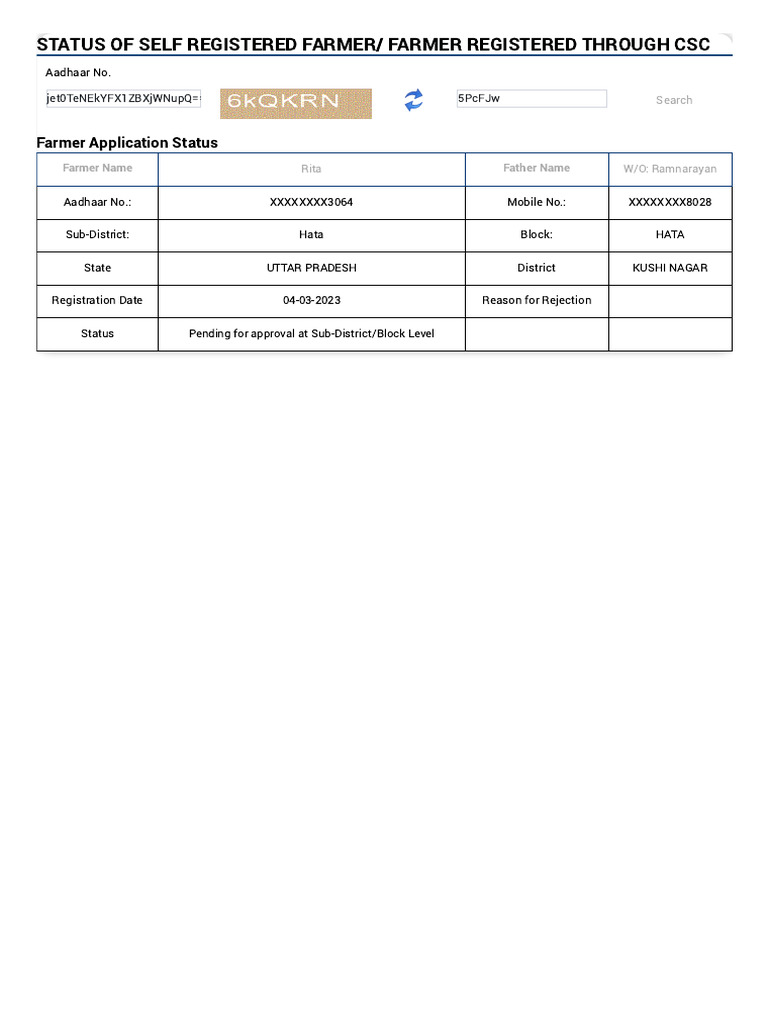 Rita Final PM Kisan | PDF