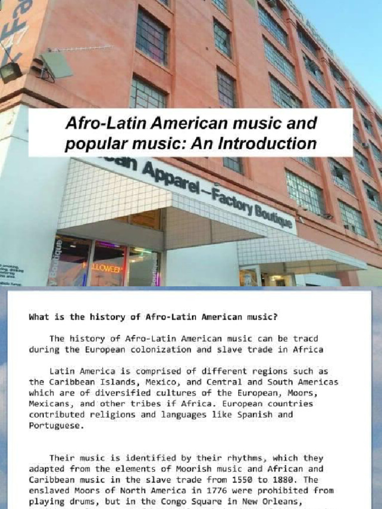 Afro Latin Music 1 | PDF