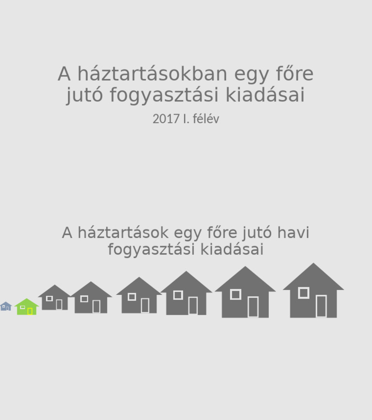 A Háztartásokban Egy Főre Jutó Fogyasztási Kiadásai | PDF
