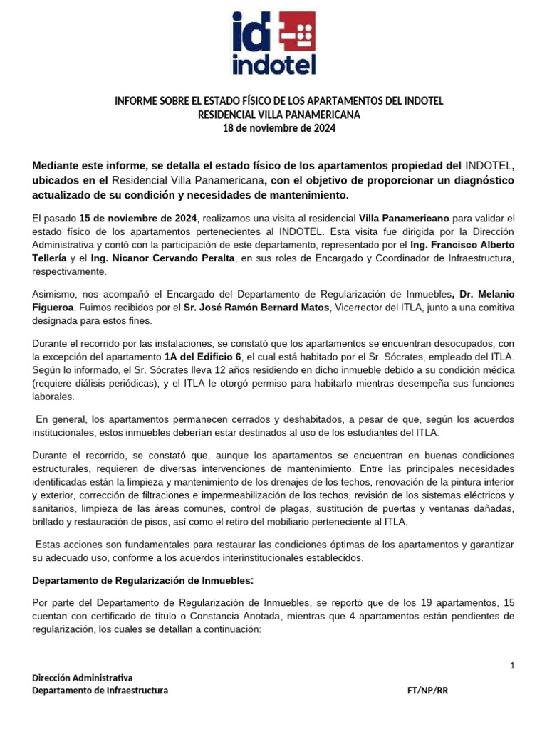 Informe Apartamentos Indotel noviembre 2025 (1) | PDF