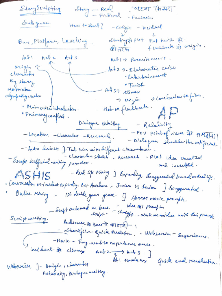 Story Scripting 101 | PDF