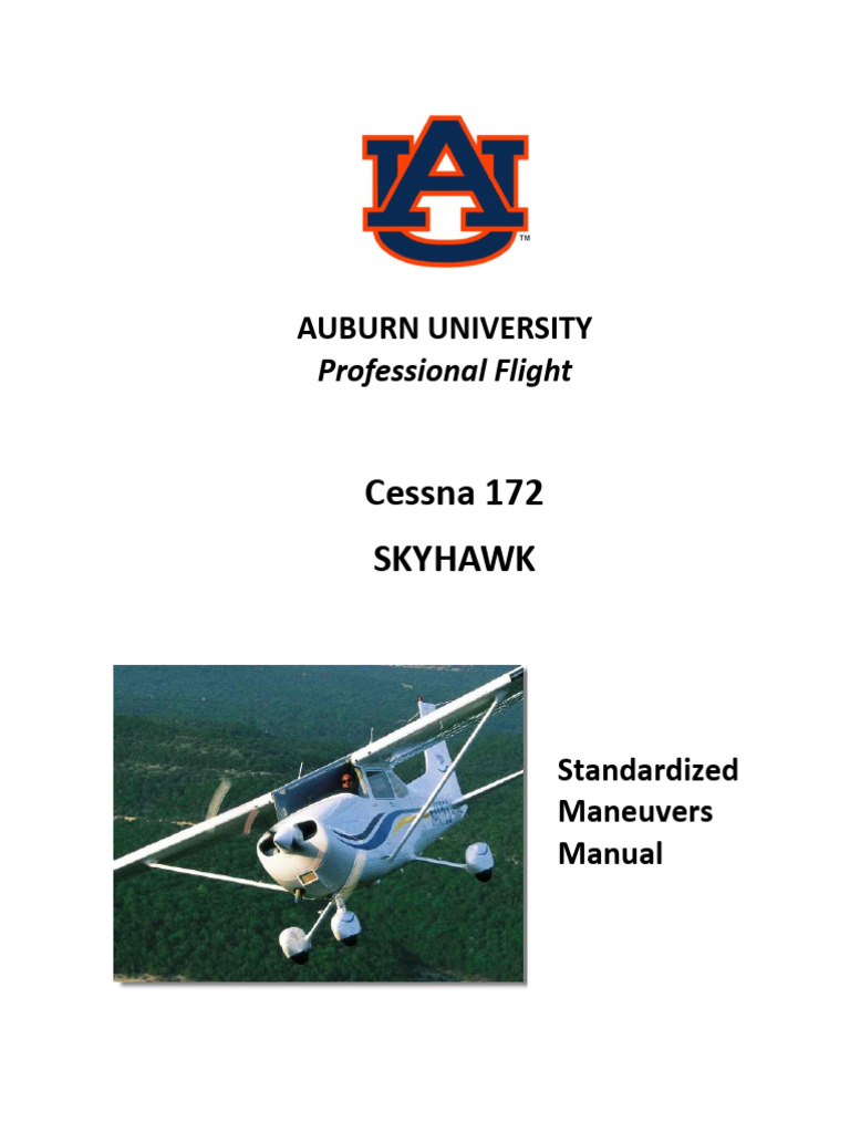 Cessna 172 Skyhawk Maneuvers Manual | PDF | Takeoff | Flight Control ...