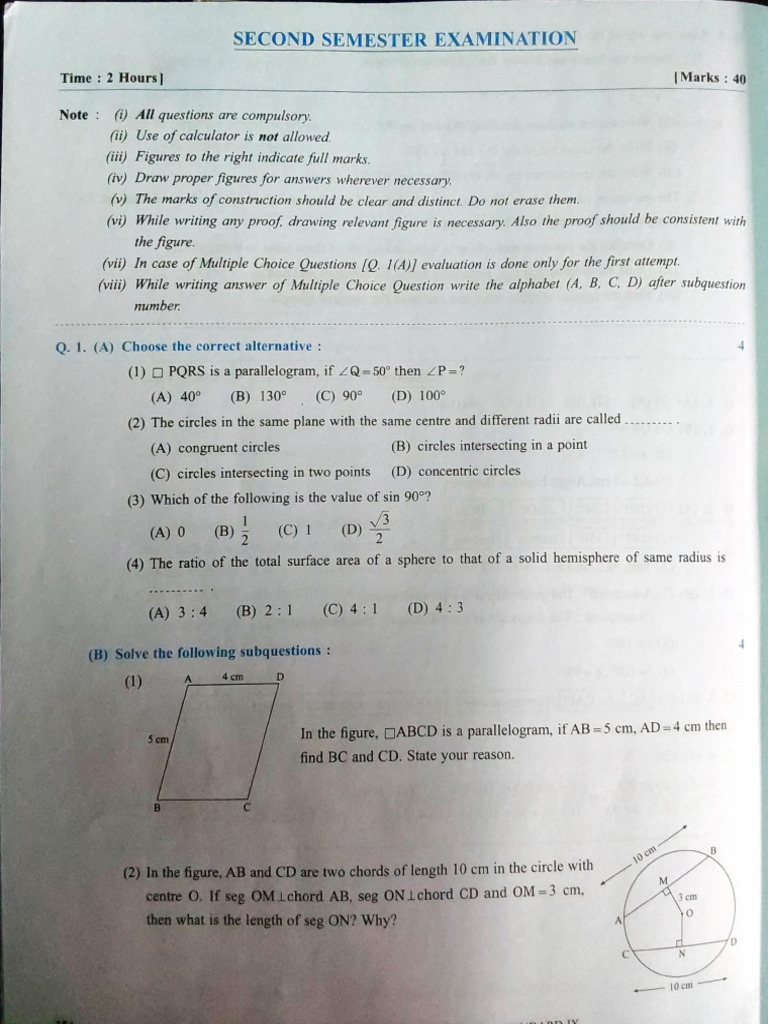 Maths 2 | PDF