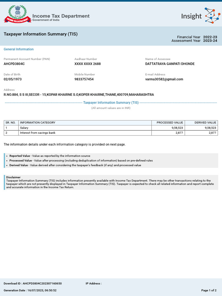 tis | PDF | Taxpayer | Taxes