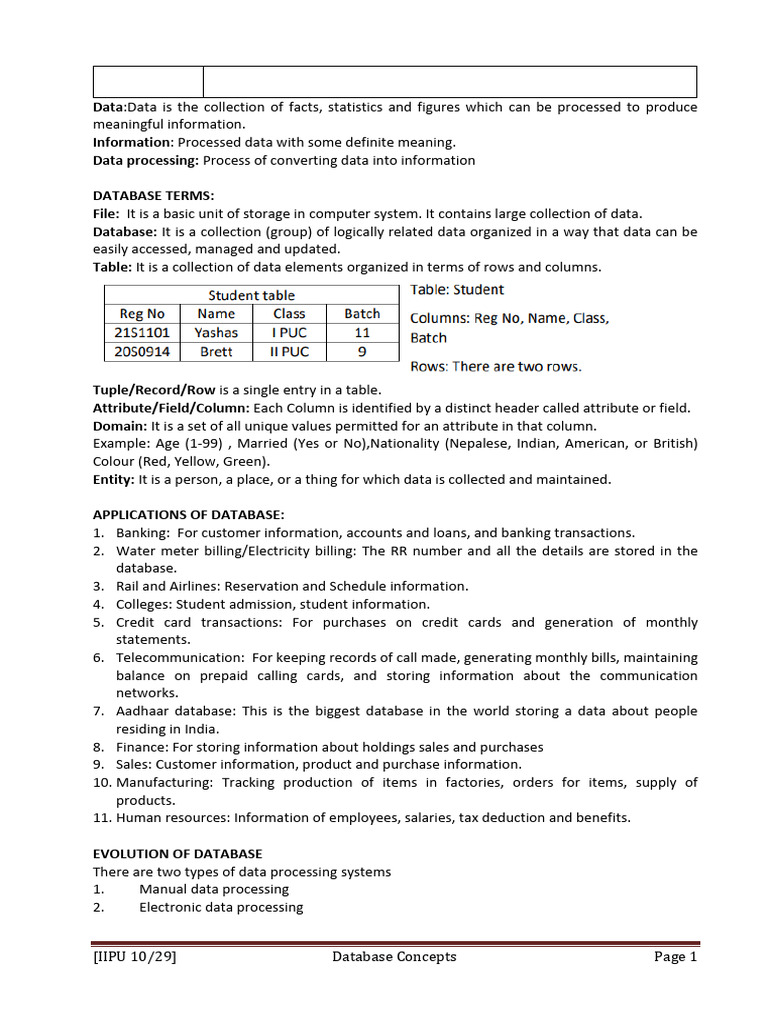 Chapter13_ databaseConcepts_Part1 (1) | PDF | Databases | Abstraction (Computer Science)