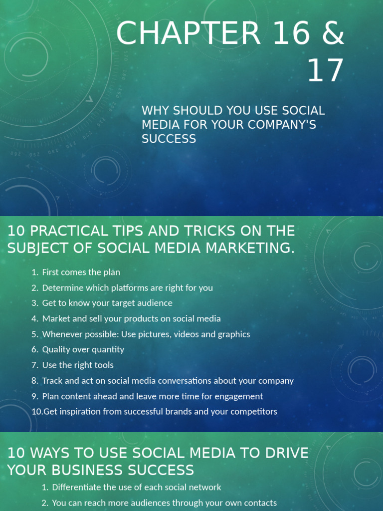 WHY SHOULD YOU USE SOCIAL MEDIA FOR YOUR COMPANY'S SUCCESS Presentation ...