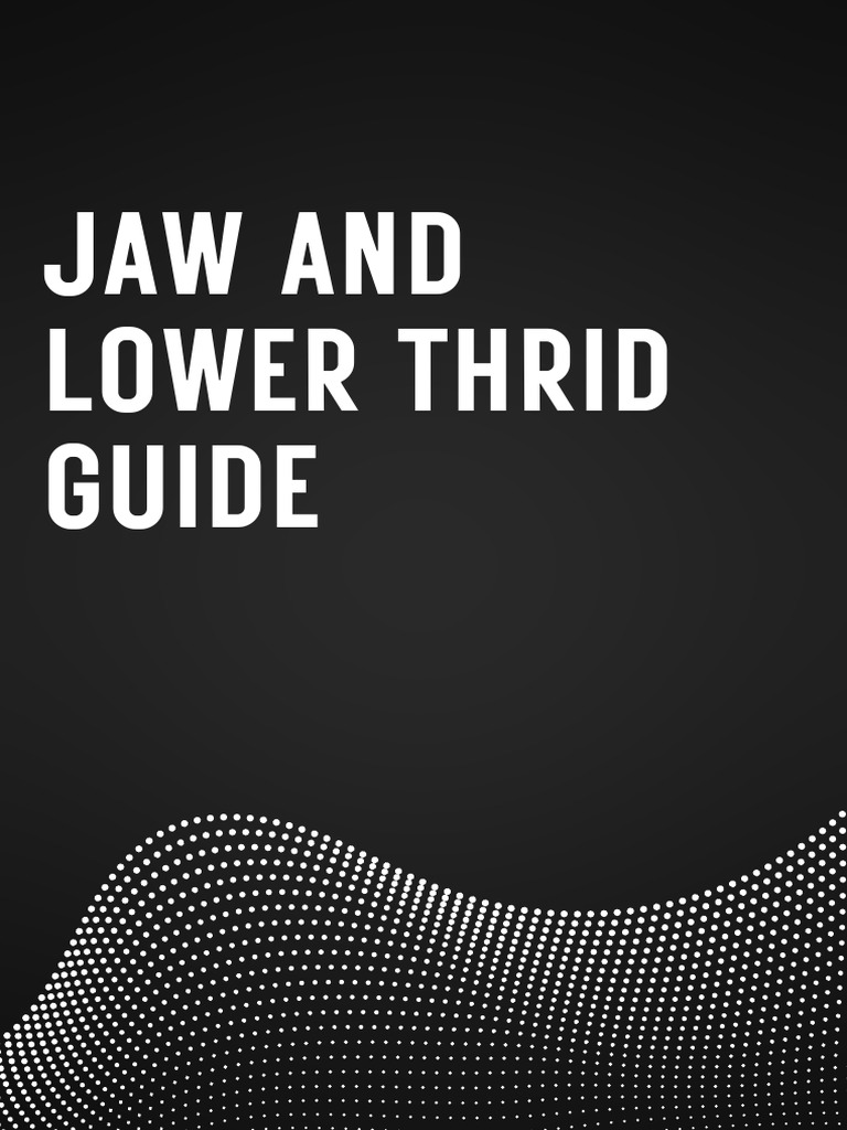 Jawline and Lower Third Looksmaxing Guide | PDF | Fat | Beard