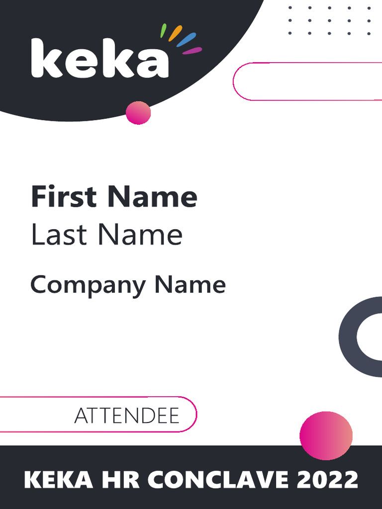 KEKA Badges - 9 CM X 13 CM | PDF