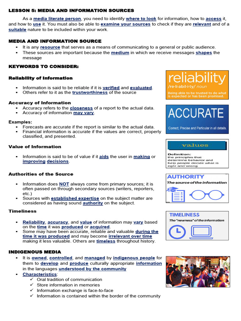 MIL-LESSON-5 | PDF | Information | Libraries