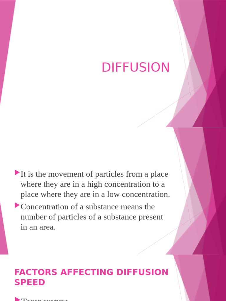 DIFFUSION | PDF