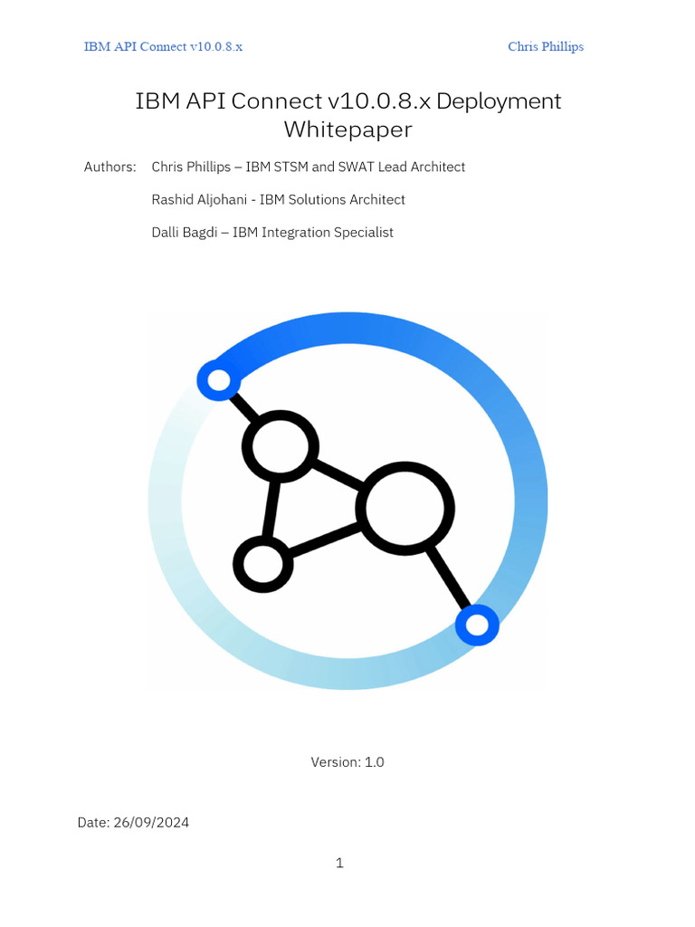 IBM API Connect v10.0.8.x Overview | PDF | Postgre Sql | Cloud Computing