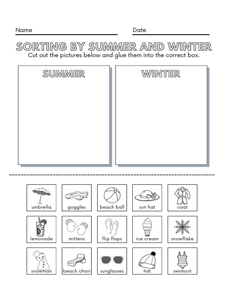_Summer and Winter Comparison | PDF