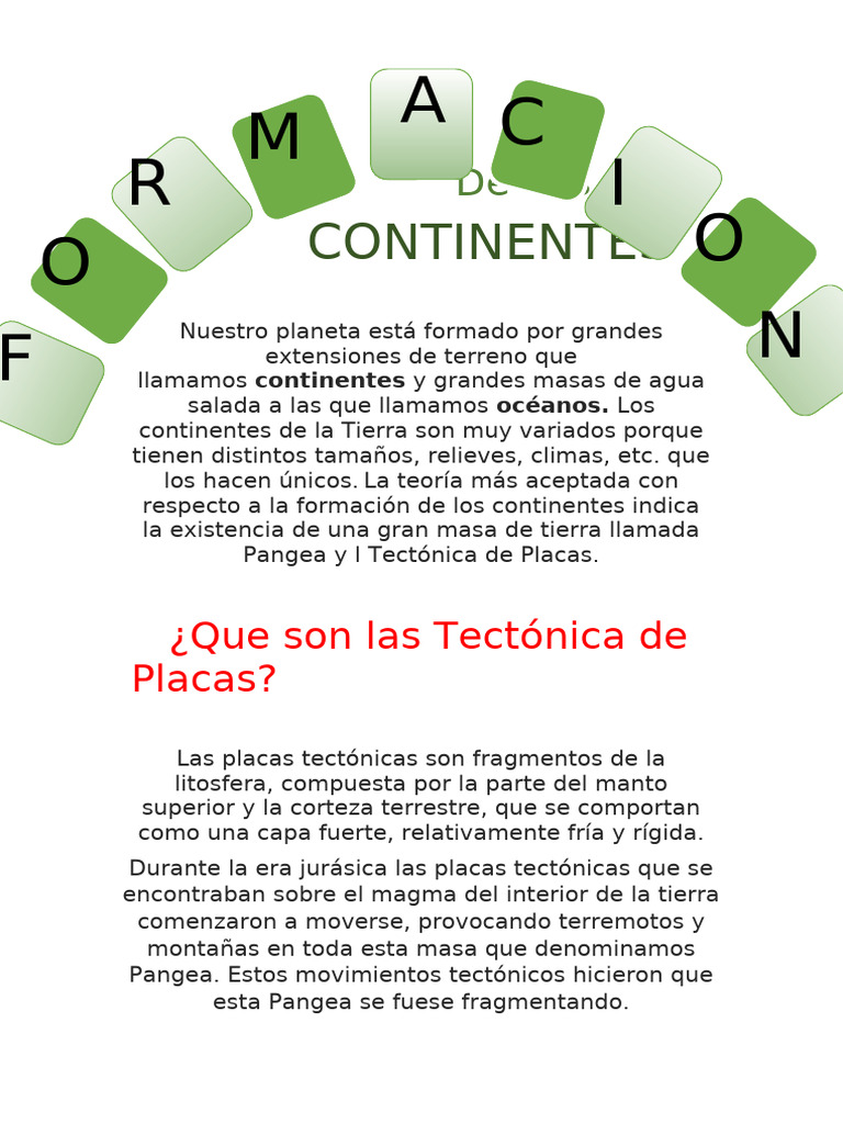 Evolución de Continentes y Humanidad | PDF | Placas tectónicas | Tierra