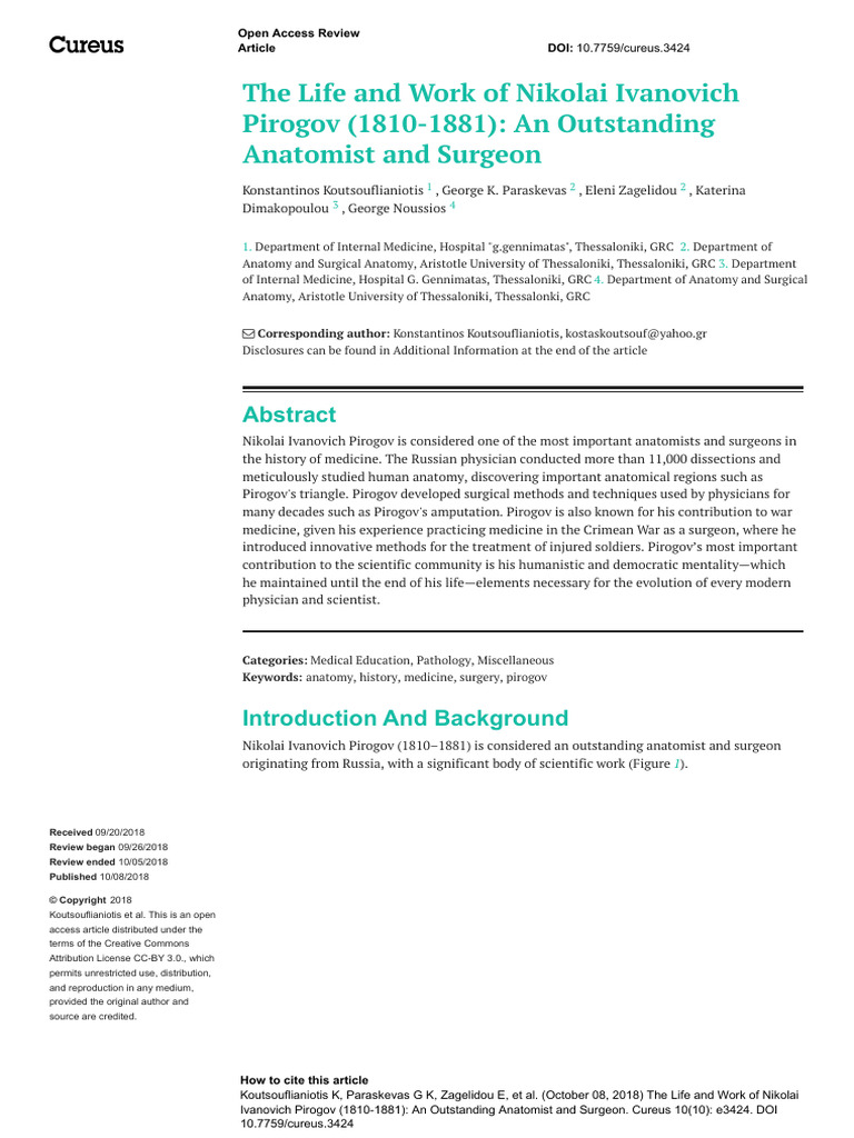 Cureus 0010 00000003424 | PDF | Surgery | Anatomy