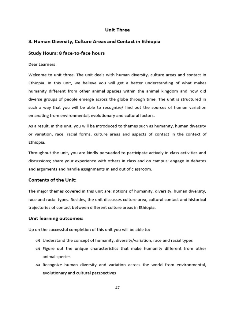 Anthropology Unit 4 | PDF | Race (Human Categorization) | Human