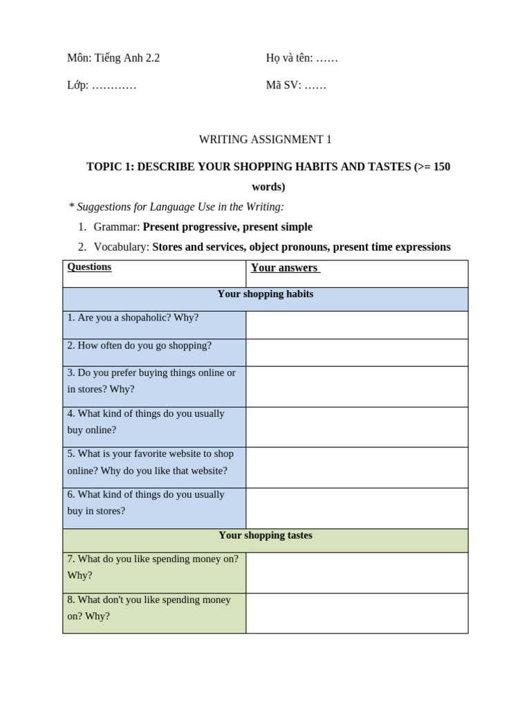 Topic 1 - TA2.2 | PDF