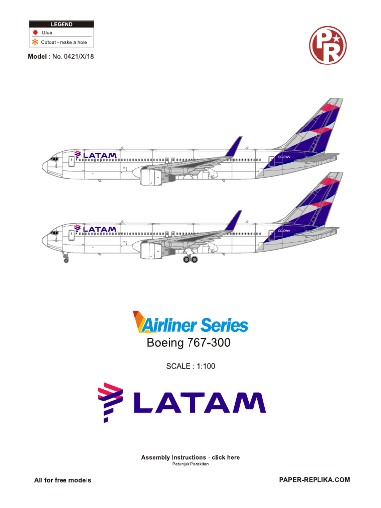LATAM Colombia 767-300 | PDF