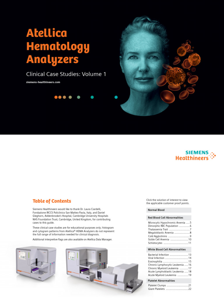 SLS 3593 Hematology Case Study Brochure v04 - Released | PDF | Anemia ...