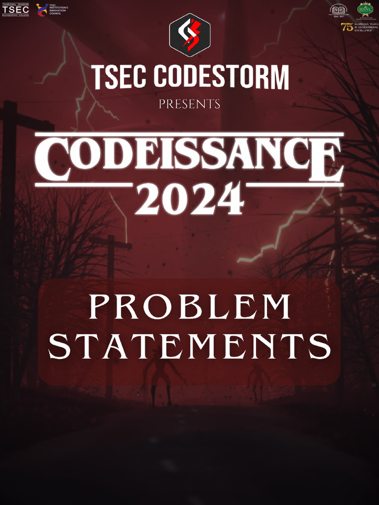 Codeissance'24 - Problem Statements | PDF | Non Governmental Organization | Mentorship