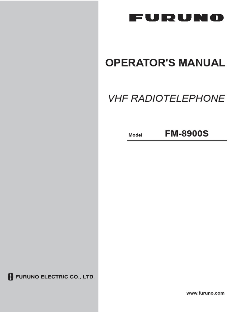 fm-8900s_om_eng_56800g | PDF | Telecommunications Engineering | Electronics