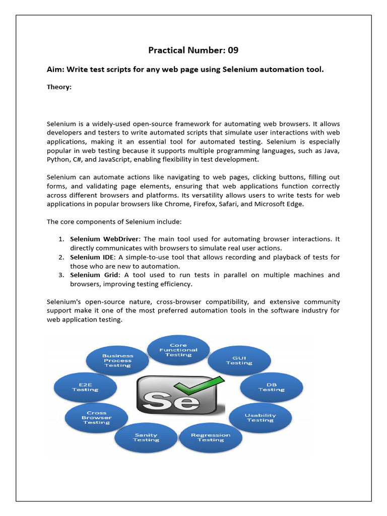 selenium | PDF | Selenium (Software) | System Software selenium | PDF | Selenium (Software) | System Software