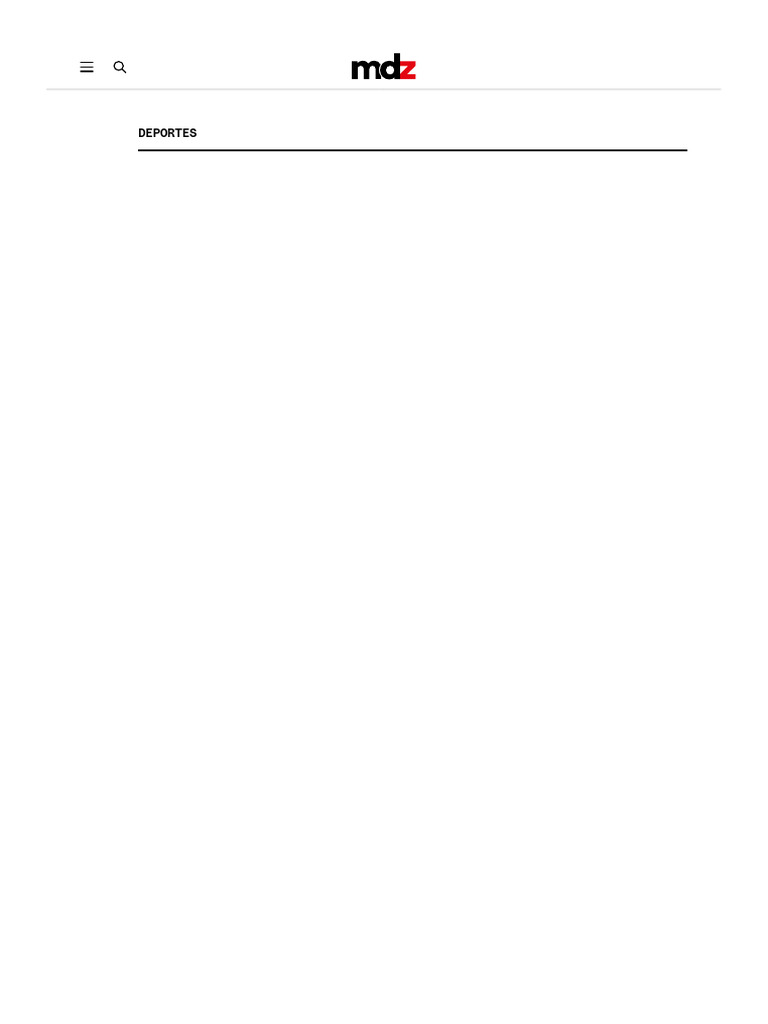 Deportes - MDZ Online | PDF