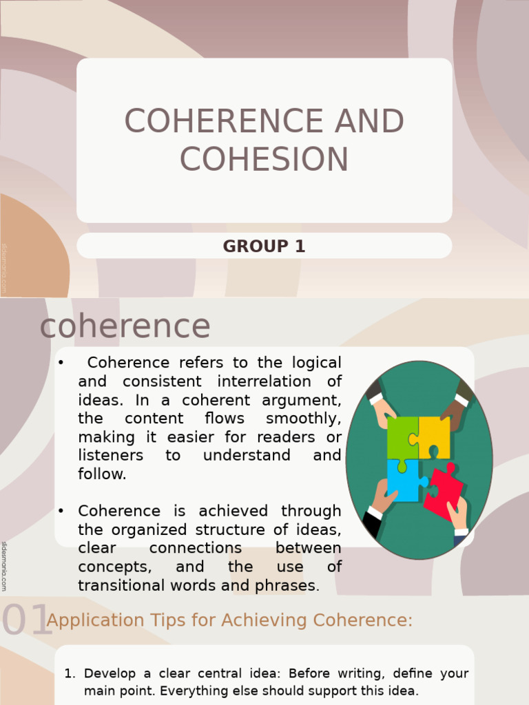 Coherence and Cohesion | PDF | Grammar | Linguistics