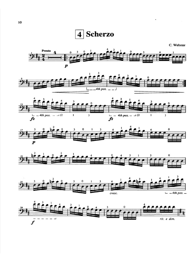 Scherzo | PDF