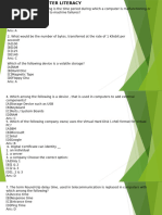 Advance ITT Practise Questions | PDF | Microsoft Access | Databases