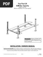 2 Post Lifter - Manual | PDF | Elevator | Manufactured Goods