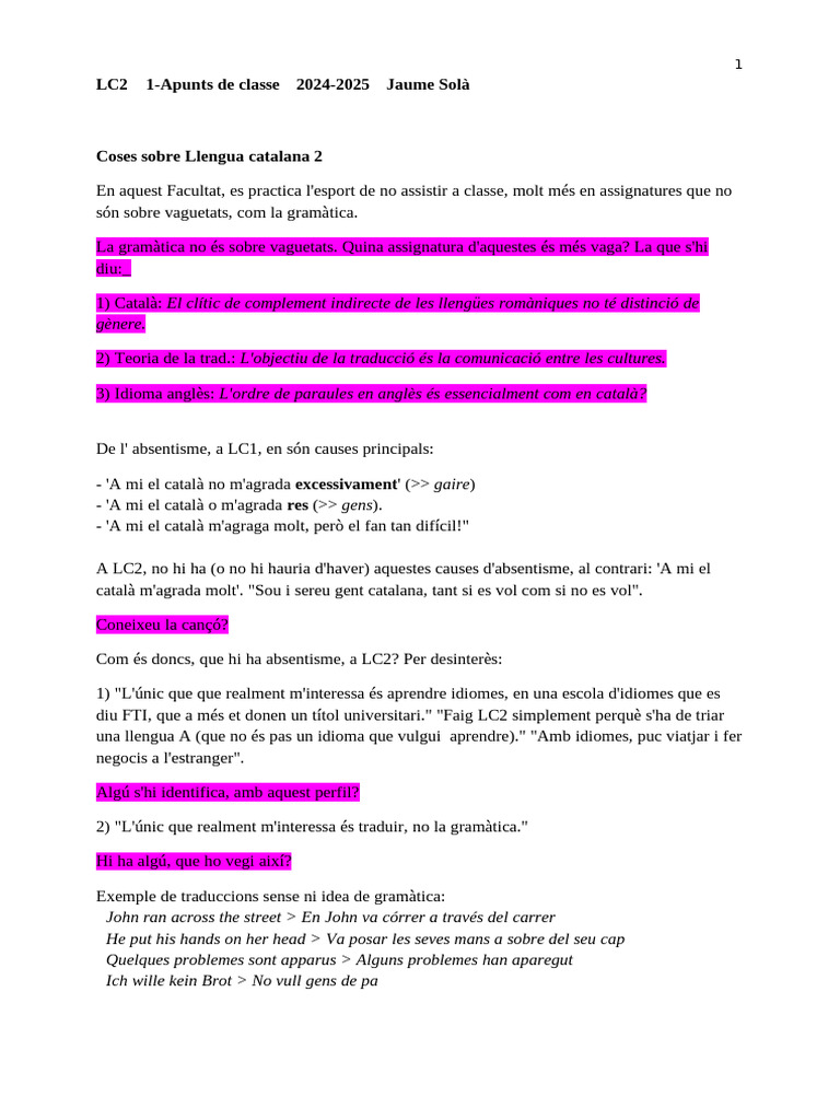 Do-2024-25-LC2 2-1-Apunts-1 | PDF