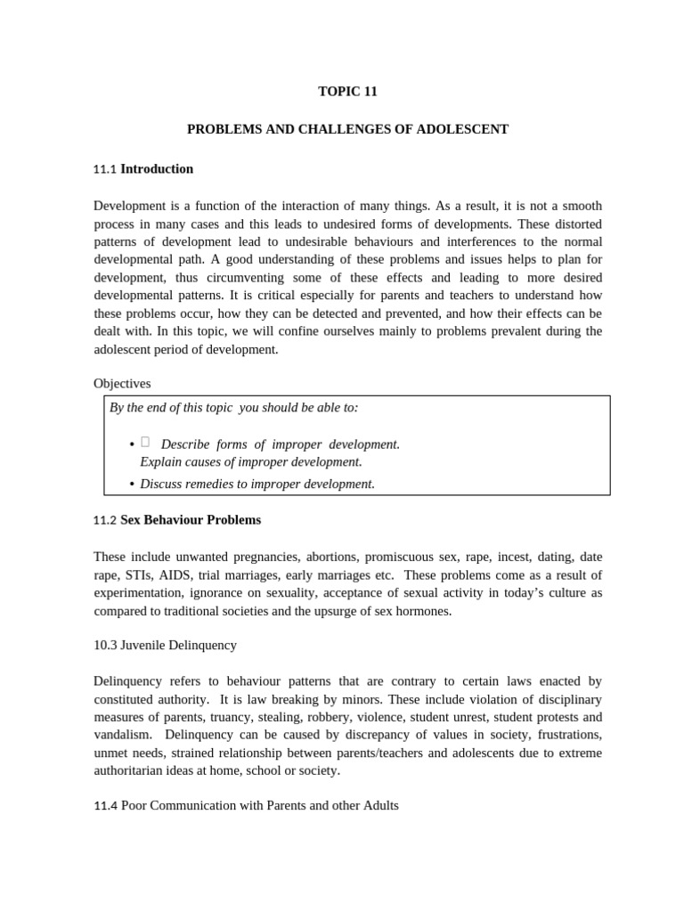 Eps Topic 11 | PDF | Substance Abuse | Adolescence