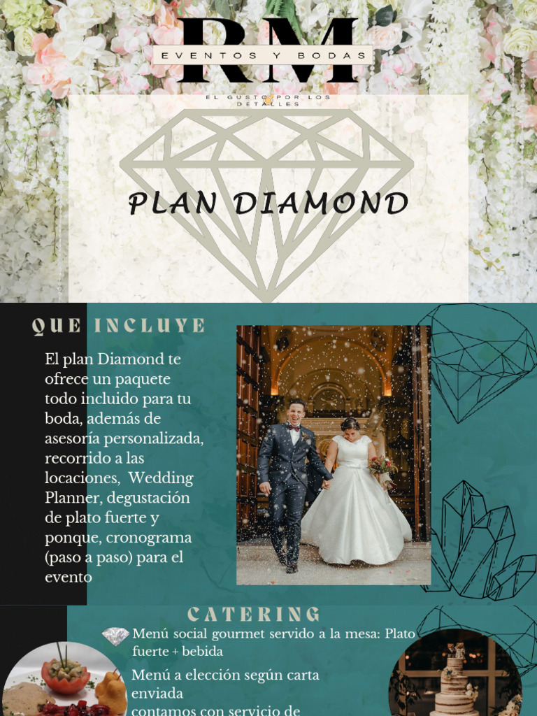 Plan Diamond - Bodas Campestres - 50 Pax | PDF | Bebida