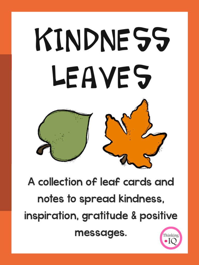 Kindness Leaves Zing Confetti PDF | PDF