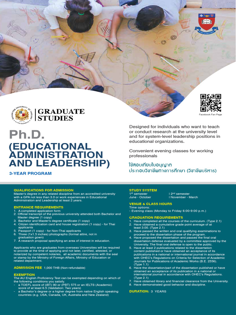 PH D - Educational-Admin - Leadership | PDF | Academic Degree | Thesis
