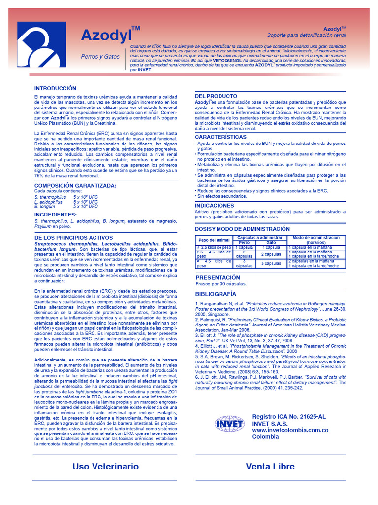 Azodyl 1 | PDF | Enfermedades y trastornos | Medicina CLINICA