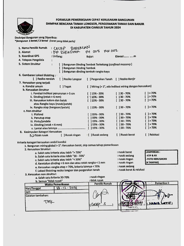 LLS Sukasirna TMK Cecep Suherlan | PDF