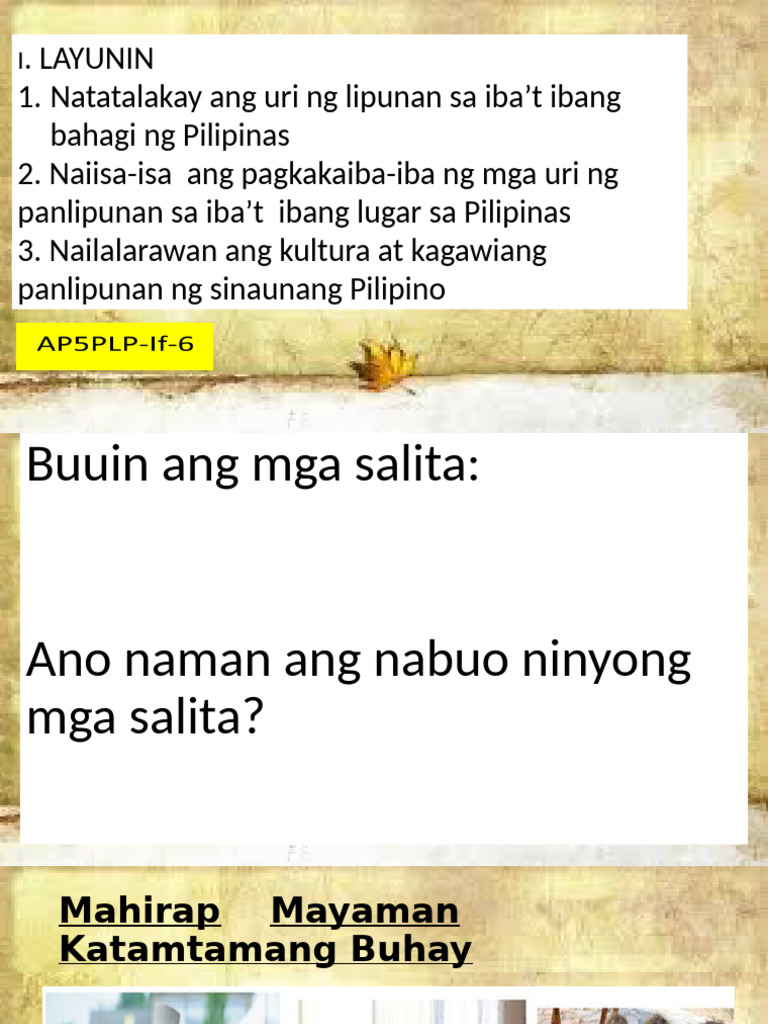 A.-P-Mga-Antas-Panlipunanan-ng-mga-Sinaunang-Filipino | PDF