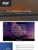It Is A Beauteous Evening | PDF | Poetry